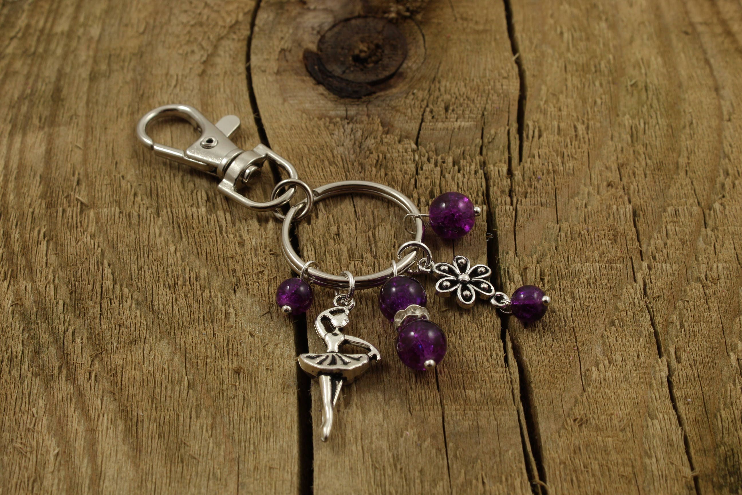 Ballerina Bag Charm Girls Ballet Themed Keyring Ballet Bag | Etsy