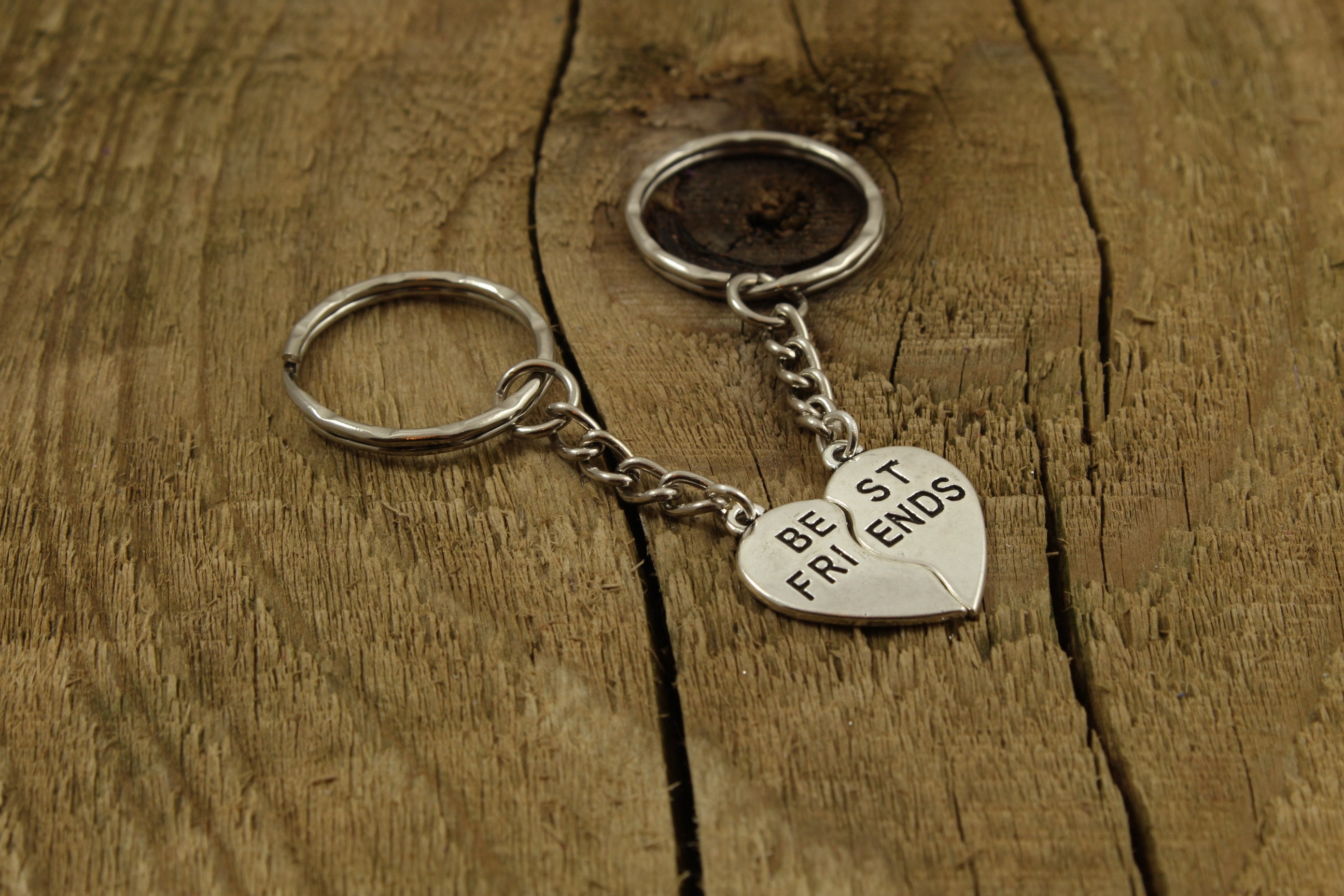 Best Friends Keyrings Besties Keychain Gift Set Pair of Best - Etsy