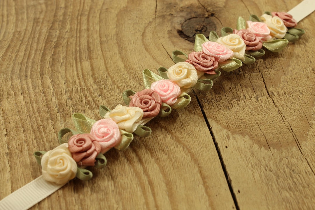 Pink Flower Bun Wrap, Floral Bun Wrap, Bun Wrap, Ballet Accessory ...