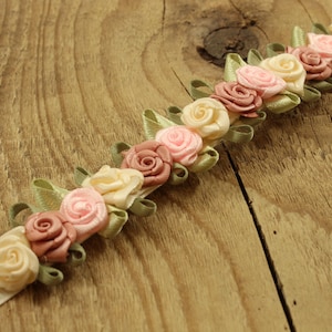 Pink Flower Bun Wrap, Floral Bun Wrap, Bun Wrap, Ballet Accessory ...