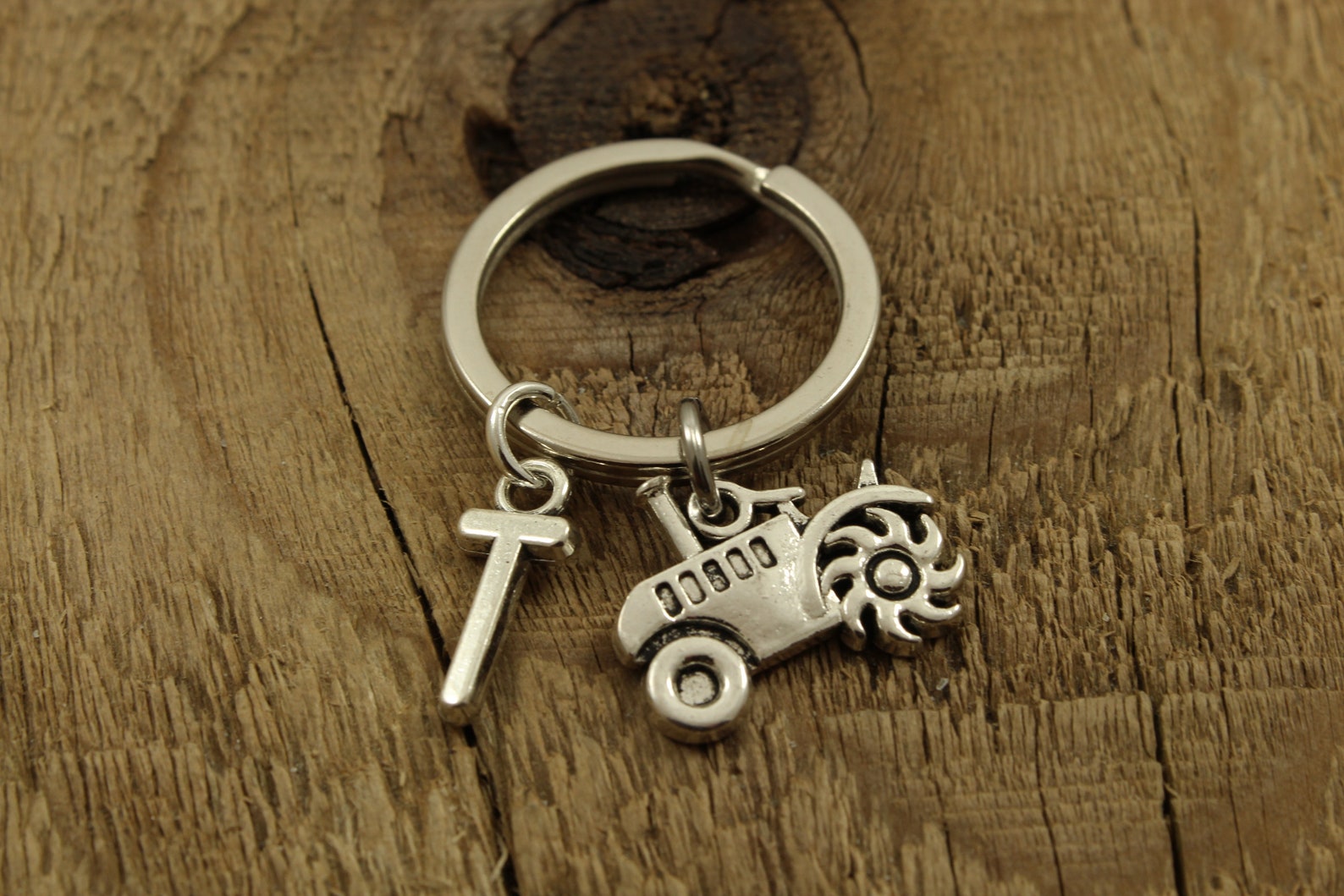 Tractor Keychain Tractor Gift Tractor Keyring Farmer Gift | Etsy