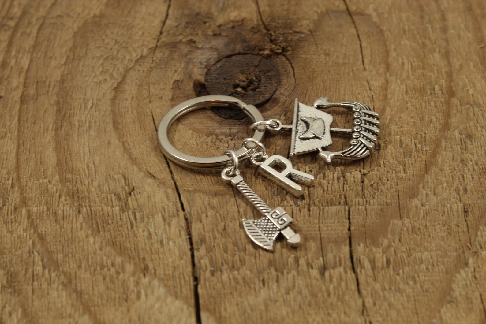 Viking keychain Viking keyring axe charm personalised | Etsy