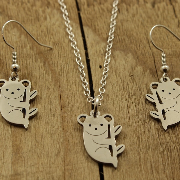 Koala Necklace - Etsy