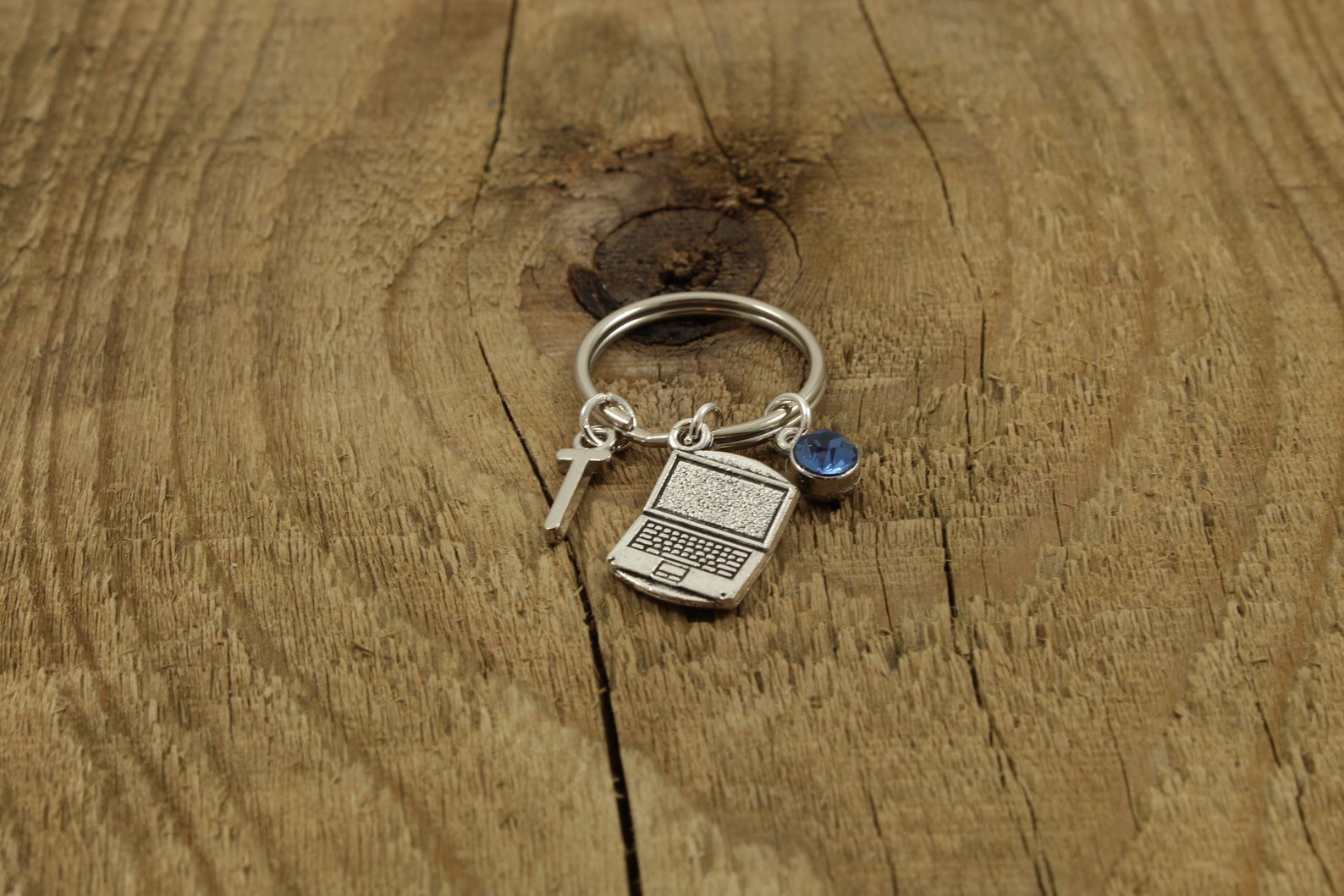 Computer Keyring Laptop Keychain Personalised Keyring - Etsy UK