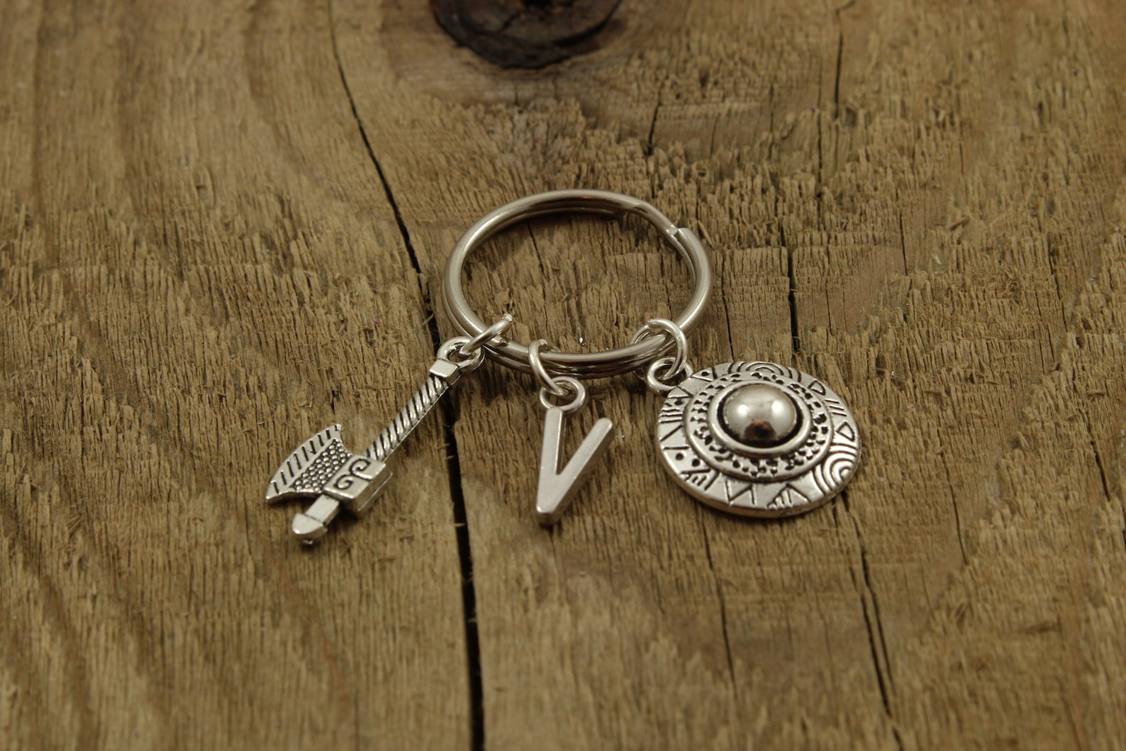 Viking Keyring Viking Keychain Axe Charm Personalised - Etsy