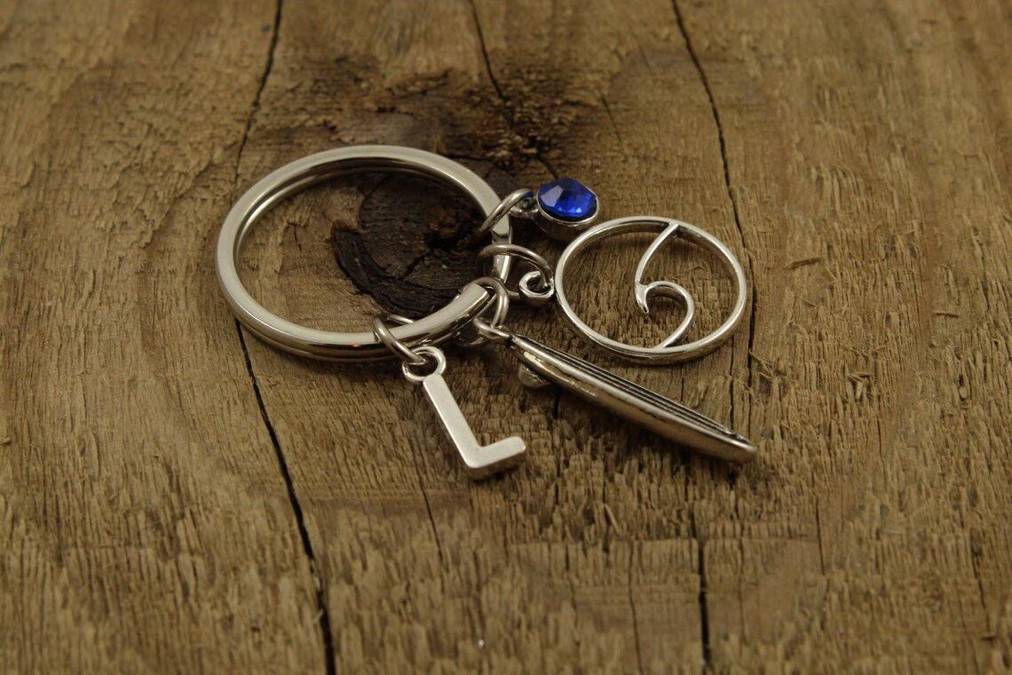 Surfer Keyring Surfer Keychain Surfer Keychain Personalised | Etsy UK