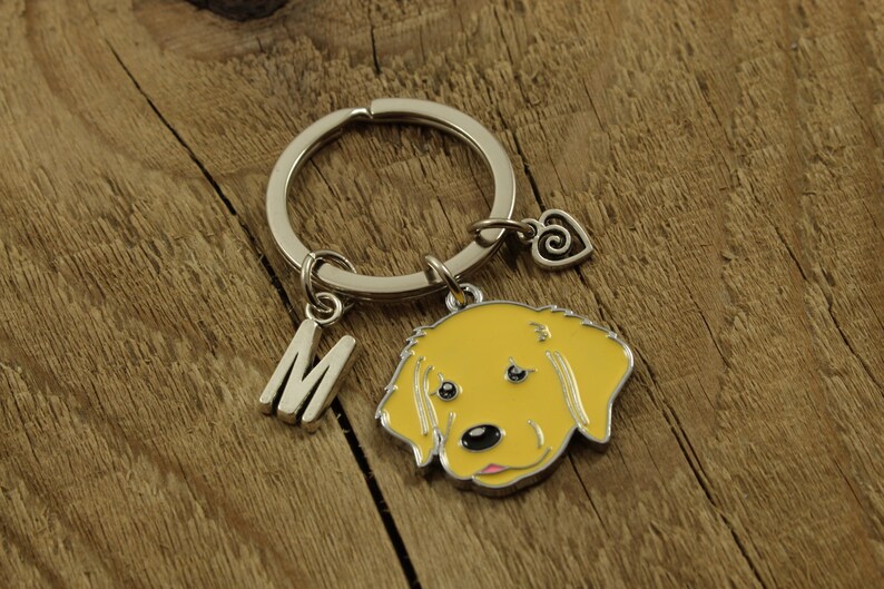 Labrador Keyring Labrador Keychain Silver Labrador Keychain - Etsy