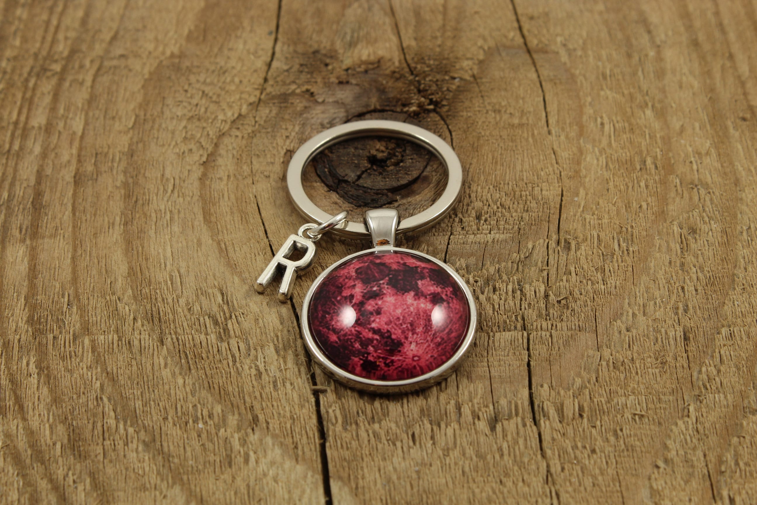 Full Moon Keyring, Moon Keychain, Moon Keyring, Galaxy Gift, Galaxy ...