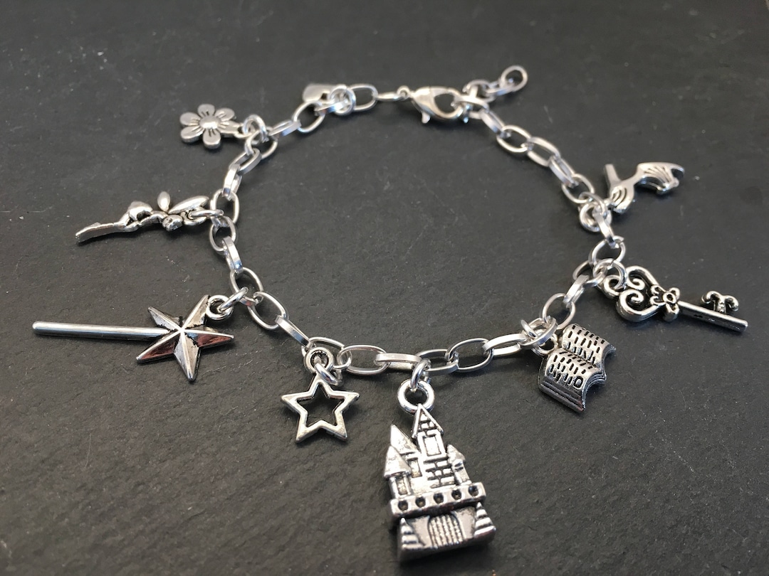 Fairytale Charm Bracelet, Girls Charm Bracelet, Girls Fairytale Themed ...