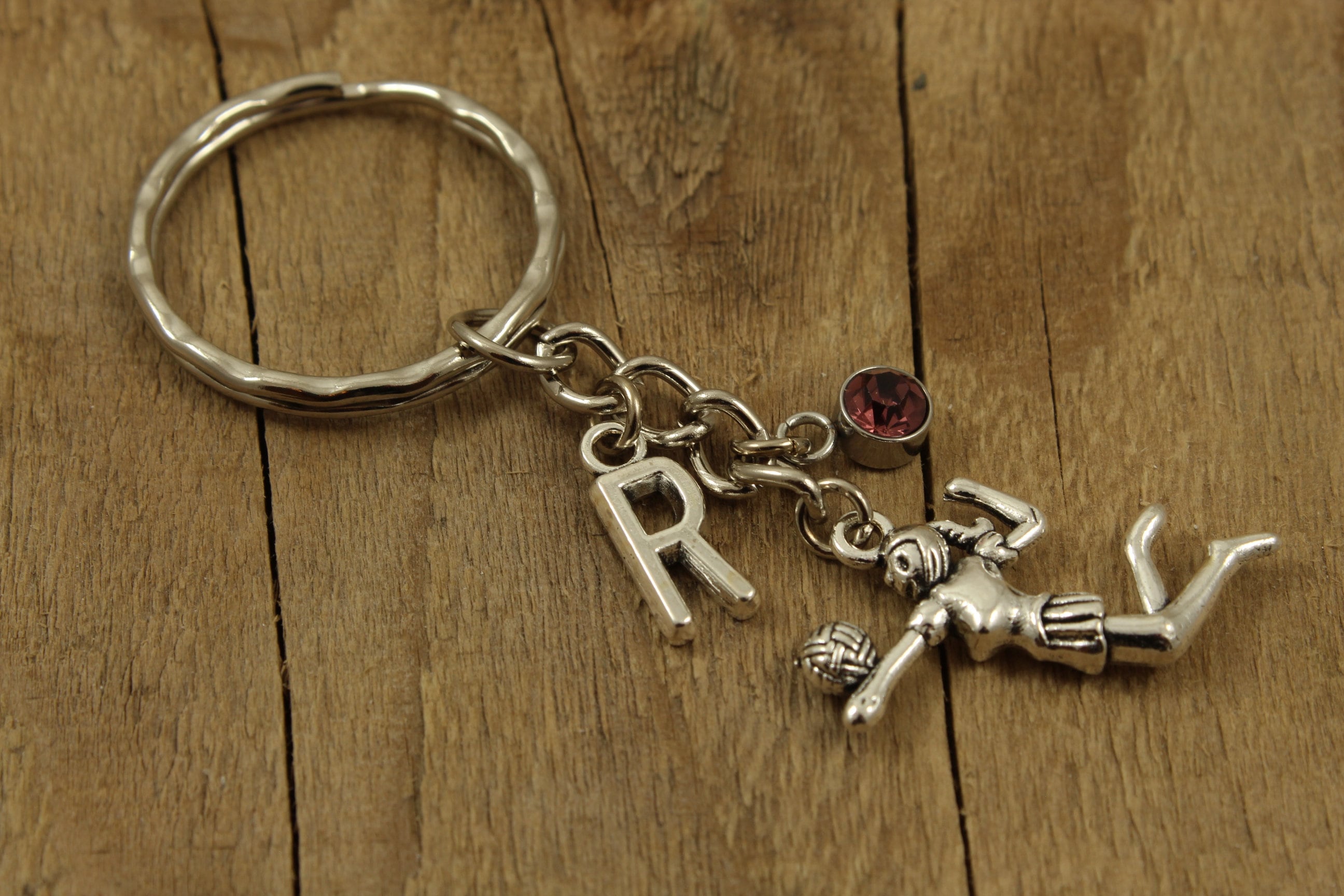 Volleyball Keychain Volleyball Keyring Volleyball Player - Etsy UK