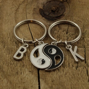 Yin Yang Keyrings, Ying Yang Keychains, Best Friends Keychain, Besties ...