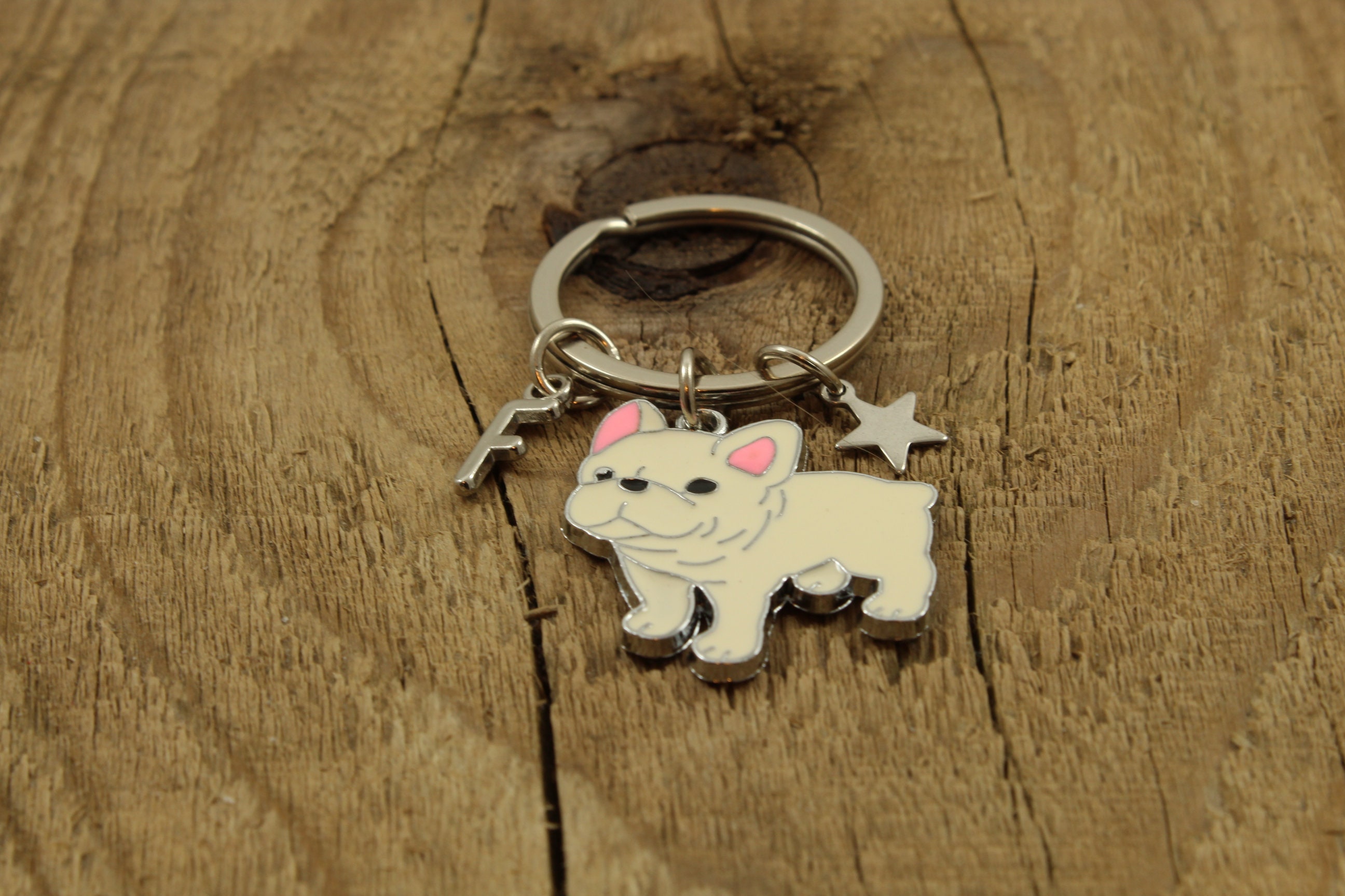 Bulldog keychain bulldog keyring bulldog fan bulldog | Etsy