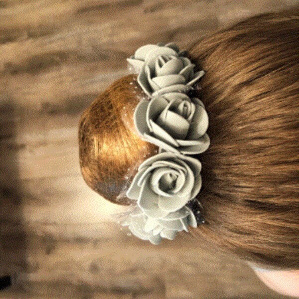 Flower Bun Wrap - Etsy