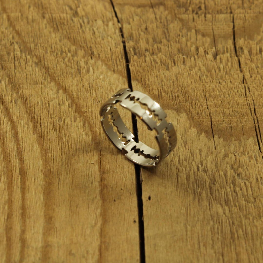Razor Blade Ring, Stainless Steel Razor Blade Ring, Punk Ring, Silver ...