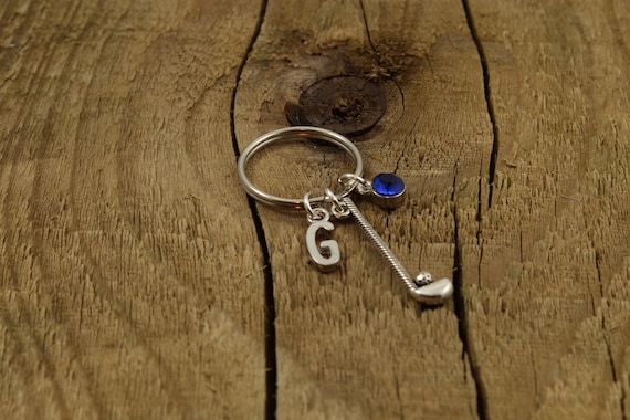 Golfer Keyring Golfer Keychain Golf Club Keyring Golf | Etsy