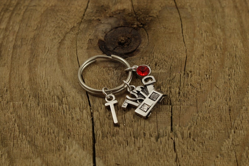 Toolbox Keyring Toolbox Keychain Handyman Keychain | Etsy