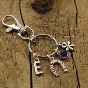 Good Luck Keychain, Personalized Keyring, Personalised Good Luck ...