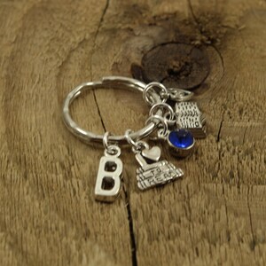 Book Lover Keyring, Book Lover Keychain, Book Worm, Reader Keyring ...