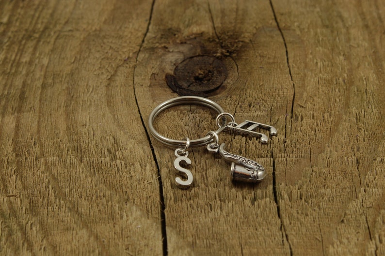 Saxophone Keyring, Saxophone Keychain, Personalised Saxophone Gift ...