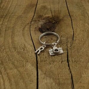 Camera Keyring, Camera Keychain, Photographer Keyring, Personalised ...