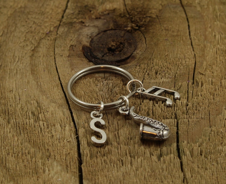 Saxophone keyring saxophone keychain personalised saxophone | Etsy