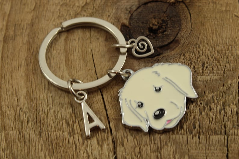 Labrador Keyring Labrador Keychain Silver Labrador Keychain - Etsy