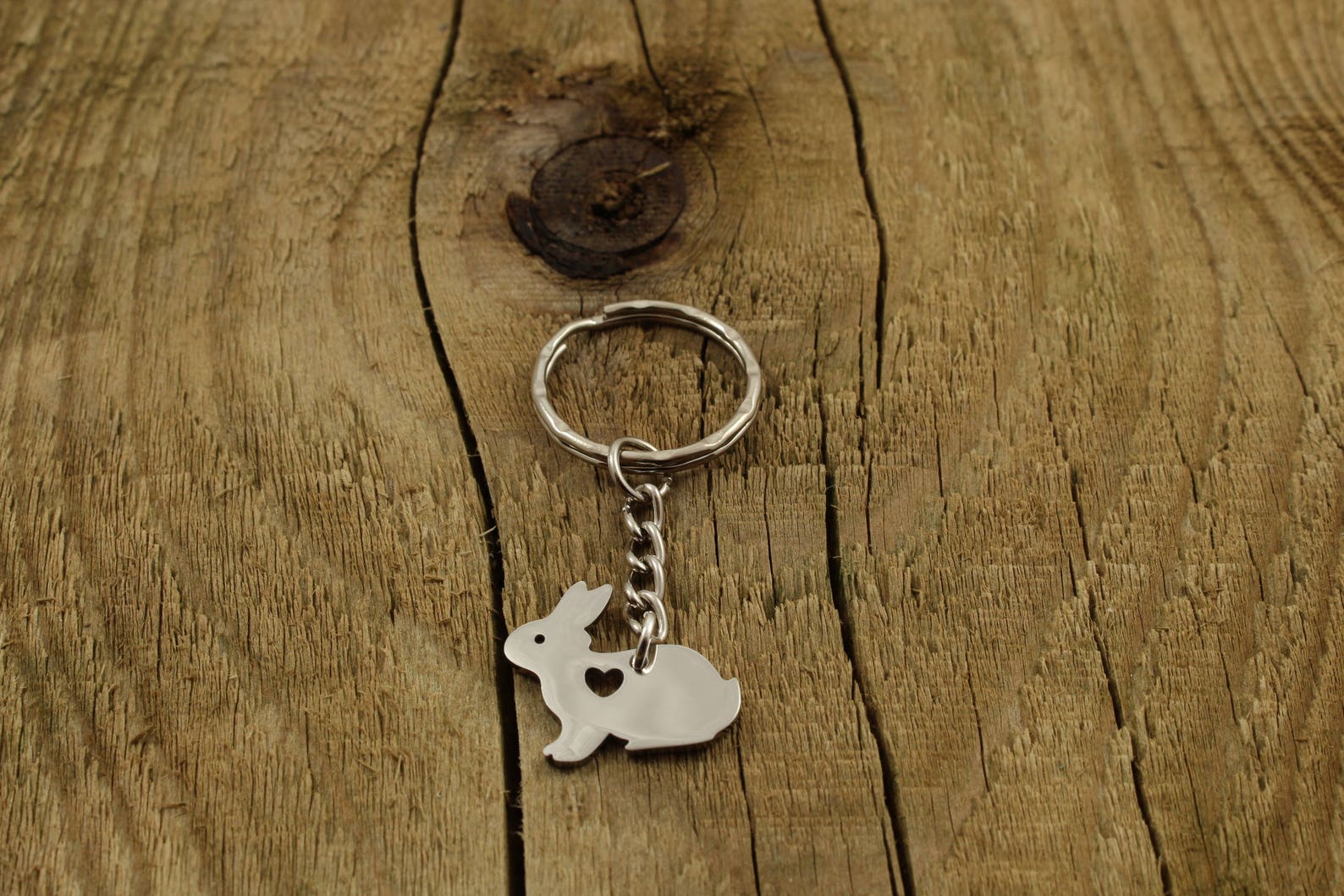 Rabbit Keyring Rabbit Keychain Silver Bunny Bag Charm Bunny - Etsy UK