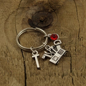 Toolbox Keyring, Toolbox Keychain, Handyman Keychain, Personalised ...