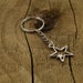 Star Keyring Star Keychain Silver Star Keyring Star Gift - Etsy