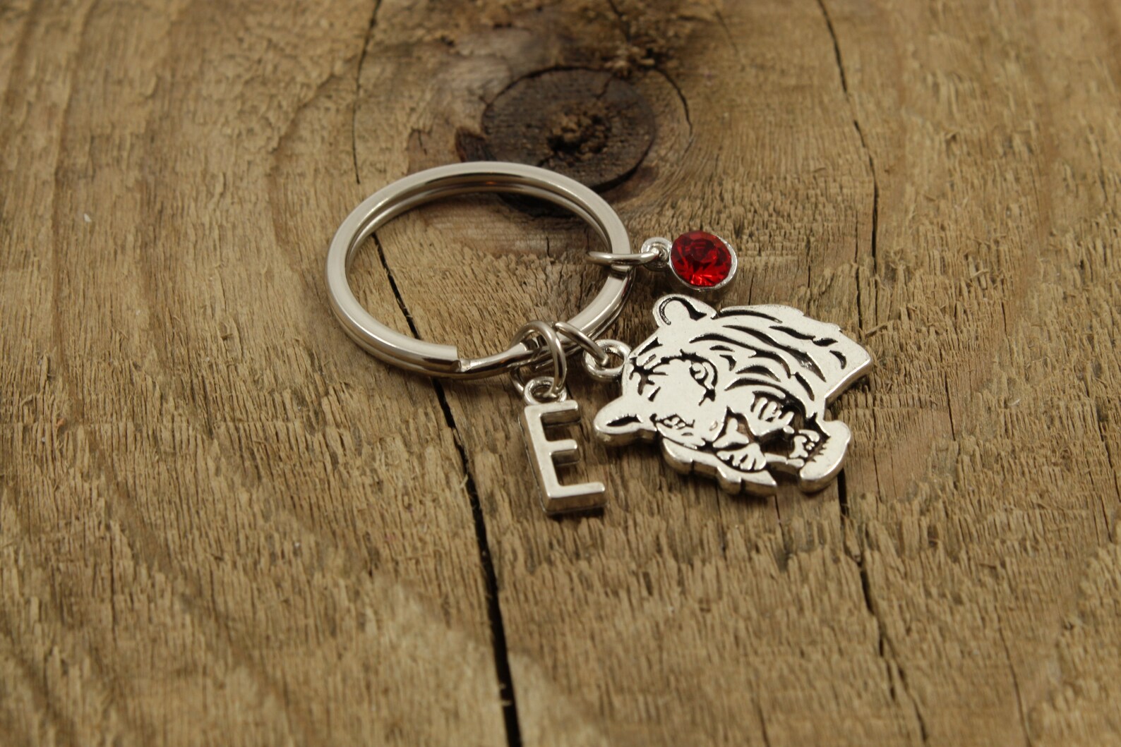 Tiger keyring tiger keychain tiger bag charm personalised | Etsy