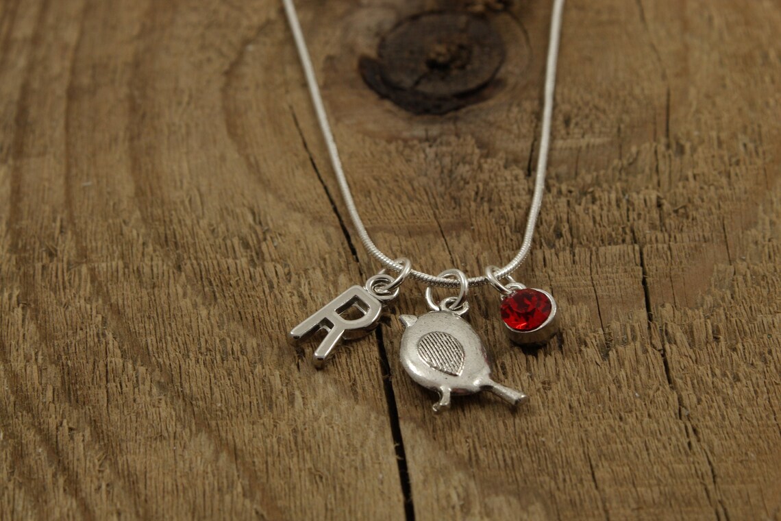Robin Necklace, Silver Robin Necklace, Robin Charm, Personalised ...