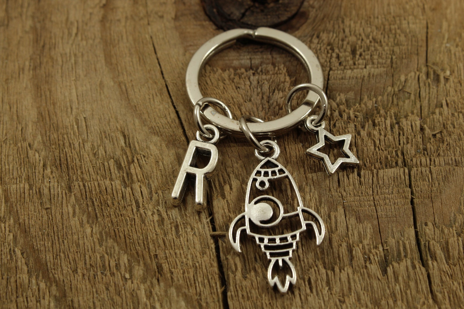 Rocket Keychain Rocket Keyring Space Keychain Space - Etsy