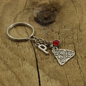 Pizza Keychain, Pizza Keyring, Personalised Keyring, Personalized ...
