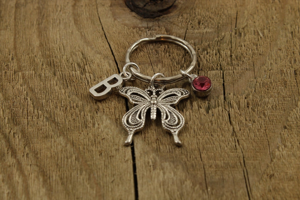 Butterfly Keyring Butterfly Keychain Butterfly Bag Charm - Etsy UK