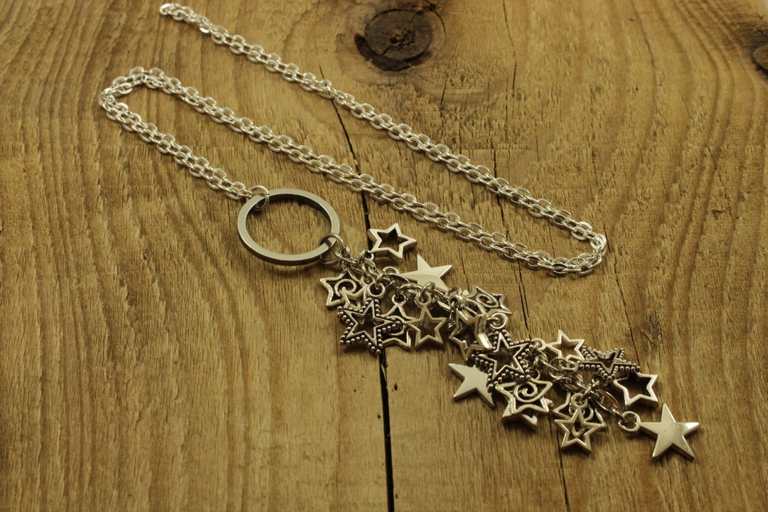 Silver Star Cluster Necklace, Silver Star Necklace, Multi Star Pendant ...