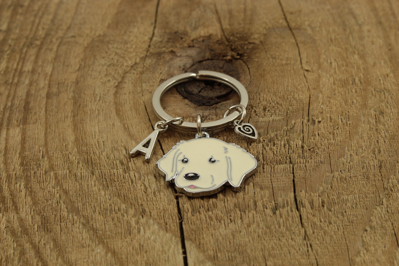 Labrador Keyring Labrador Keychain Silver Labrador Keychain - Etsy