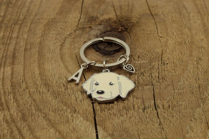 Labrador Keyring, Labrador Keychain, Silver Labrador Keychain, Labrador ...