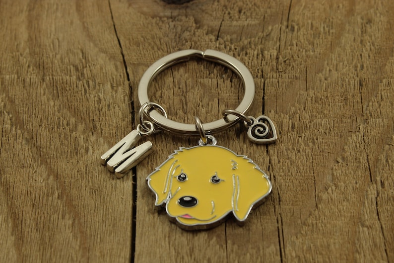 Labrador Keyring Labrador Keychain Silver Labrador Keychain - Etsy