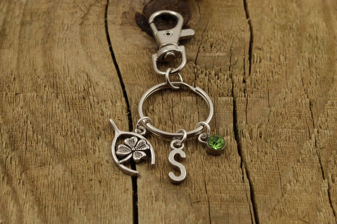 Good Luck Keychain, Personalised Keyring, Personalized Good Luck ...