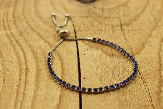 Blue sparkly bracelet store