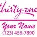 Thirty-One Vinyl Decal Personalized | Etsy