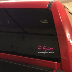 Custom Thirty-one Vinyl Decal - Etsy