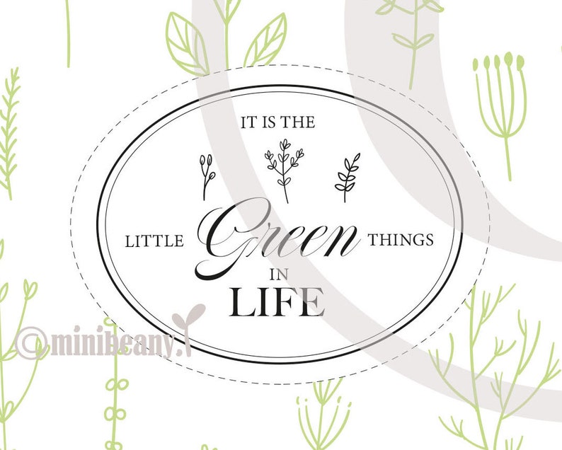 Labels for the Pot Assortment Labels for Flower Pots Flower Pot Label ...