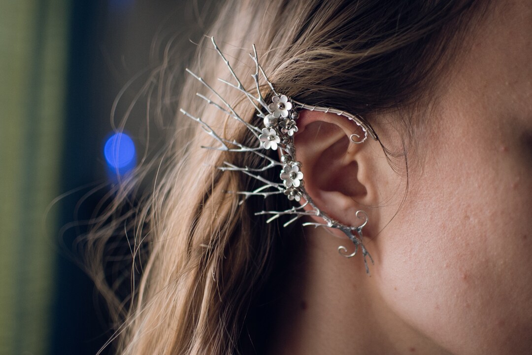 Forest Fairy Elven Ears a Pair. Earcuffs, Elf Ears, Fantasy Decoration ...