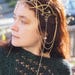 Elven Crown With Chains. Elf Tiara, Medieval Circlet, Coronet, Elvish ...