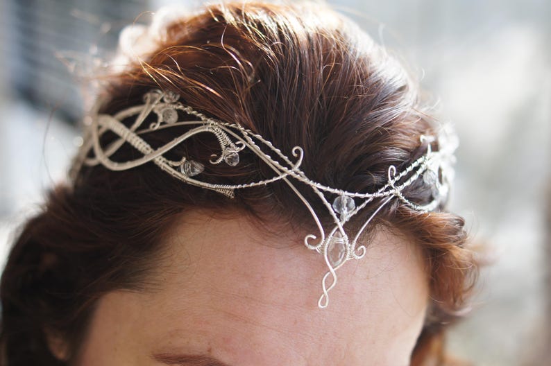 Tiara. Elven Circlet, Elvish Crown Wedding Diadem - Etsy