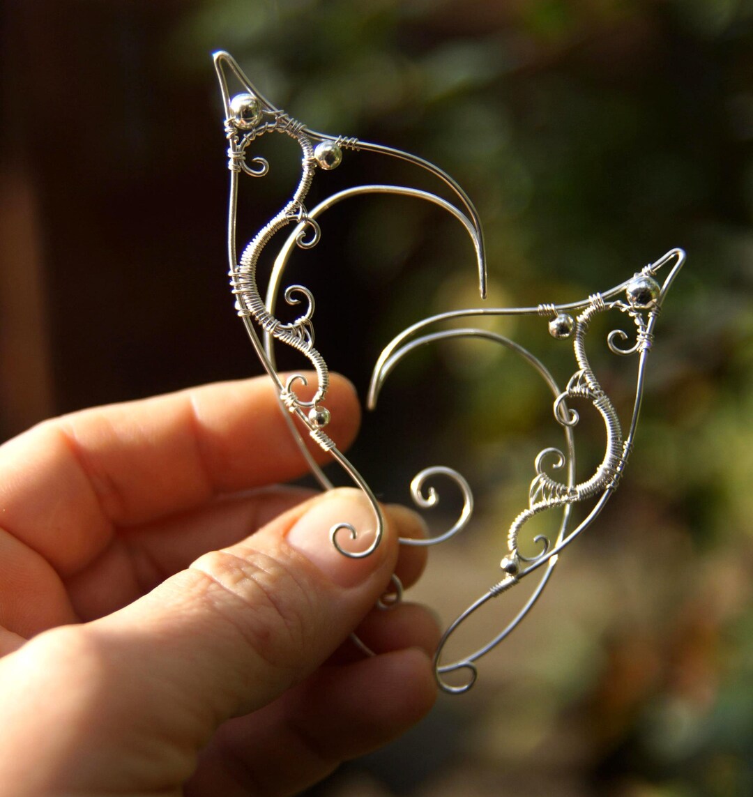 Elegant Elven Ear Cuffs, Simple Elf Ears, Ear Cuffs, No Piercing ...