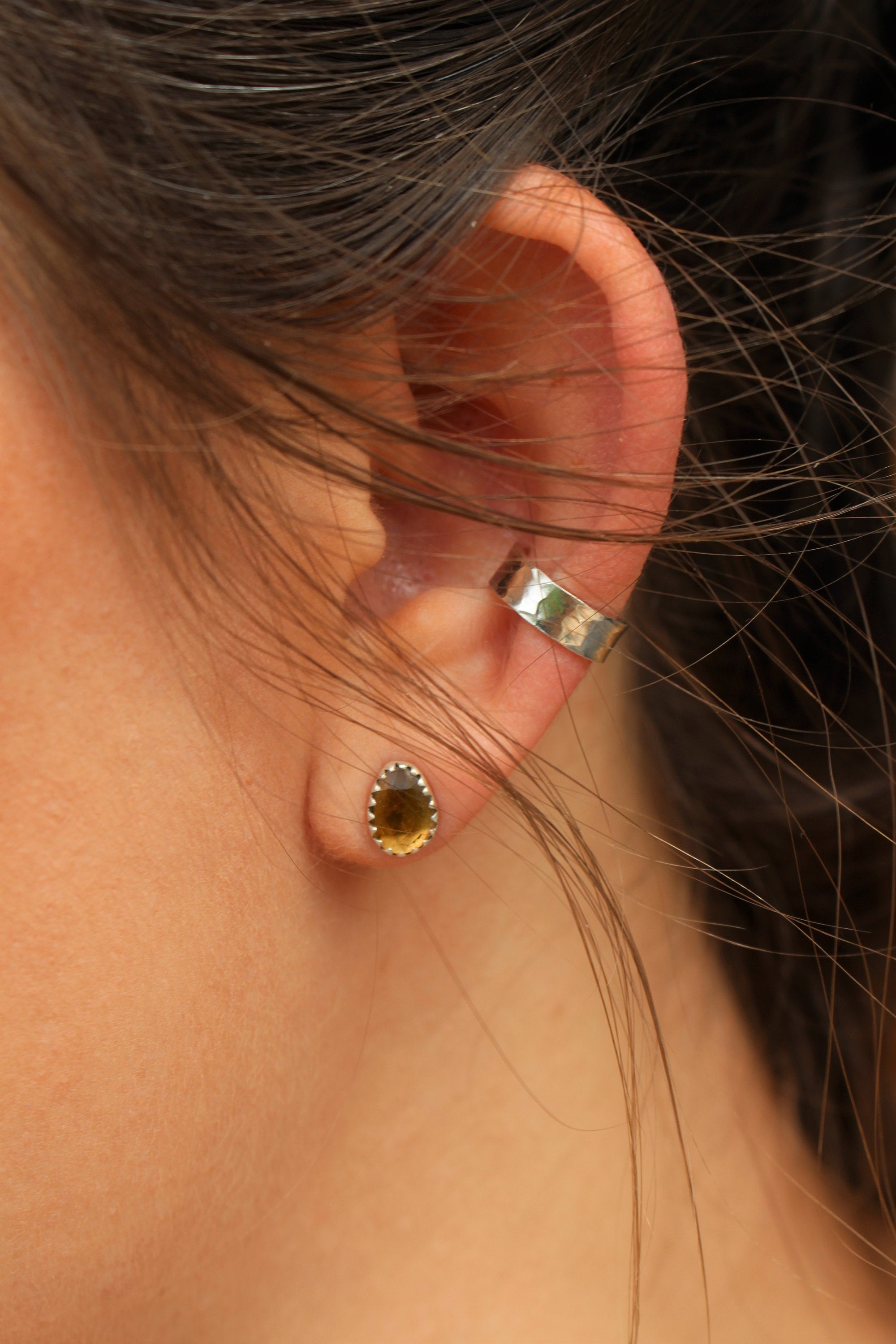 Stamped Sterling Silver Ear Cuff Simple Everyday Ear Wrap - Etsy