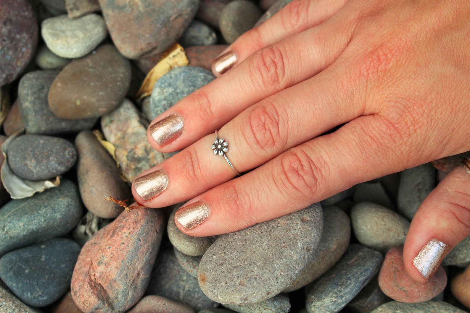 Sterling Silver Flower Ring Sweet and Simple Floral Ring | Etsy