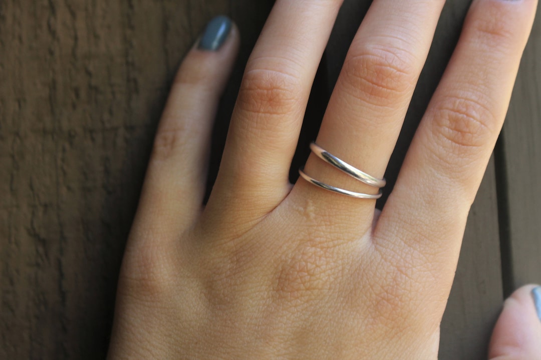 Sterling Silver Stacking Rings, Stacking Rings, Simple Ring, Unisex ...